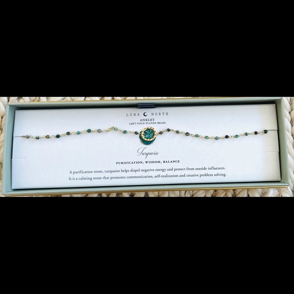 Luna Norte | Jewelry | Luna Norte Turquoise Stones Gold Circle ...